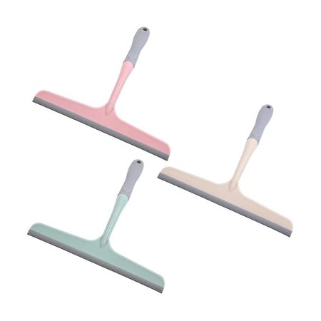 Lepai Fong 3-pack Of Rubber Mini Squeegees With Plastic Handle - For Shower, Window And Car ...
