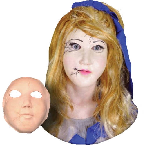 Foam Latex Prosthetic Face (No Makeup) Adult Halloween Accessory ...