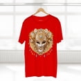Carnival Mask Graphic T-Shirt Unisex 100 Cotton With Antique Gold Art ...
