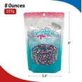 Sprinkle Me This Patriotic Red, White, Blue Small Star Sprinkles, 8 oz ...