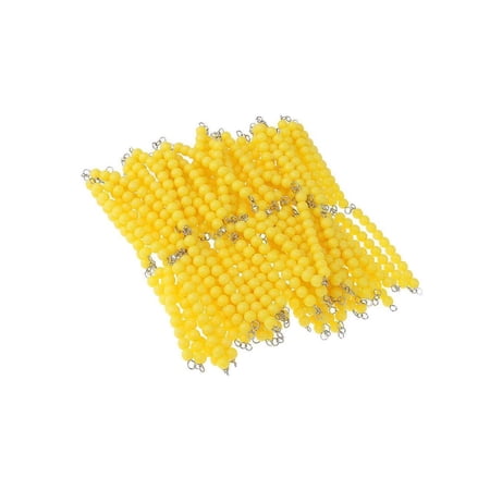 thinsony Montessori 10 String Bead Chain Kids Math Early Learning ...