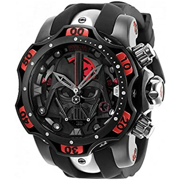 Invicta Men's Star Wars Darth Vader 52mm Case Quartz Chronograph ...