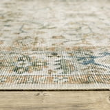 Avalon Home Celeste Washable Vintage Oriental Ivory/ Multi Indoor Area Rug - Walmart.com