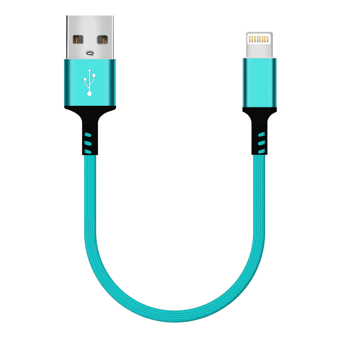 10inch Short MFI Certified Phone Charger Cable - Heavy-Duty Durable ...