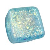 Warkul Squeeze Fidget Toy Soft TPR Quick Recovery Sequins Square Cube ...