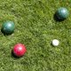 Bocce Ball Set- Regulation Outdoor Family Bocce Game Red and Green ...