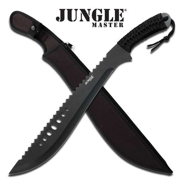 Hunting & Archery Into the Jungle Full Tang Outdoor Machete Sports ...