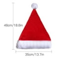 kiskick LED Santa Hat Christmas Light - White Plush Decoration, Cute ...