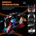 Bluetooth Motorcycle Generic Modular Full Face DOT Approved Flip-Up ...