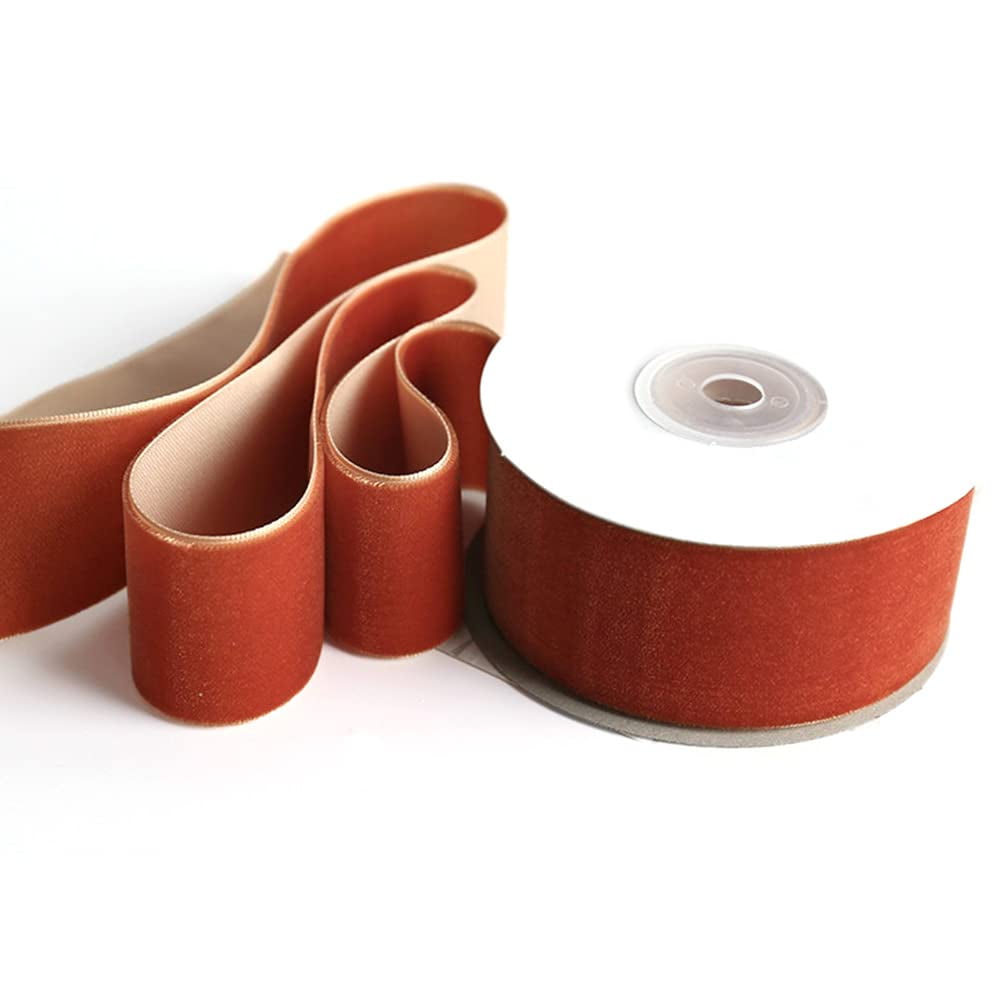 HAORUN Vintage Soft Velvet Ribbon Trim Single Face Velour Webbing ...
