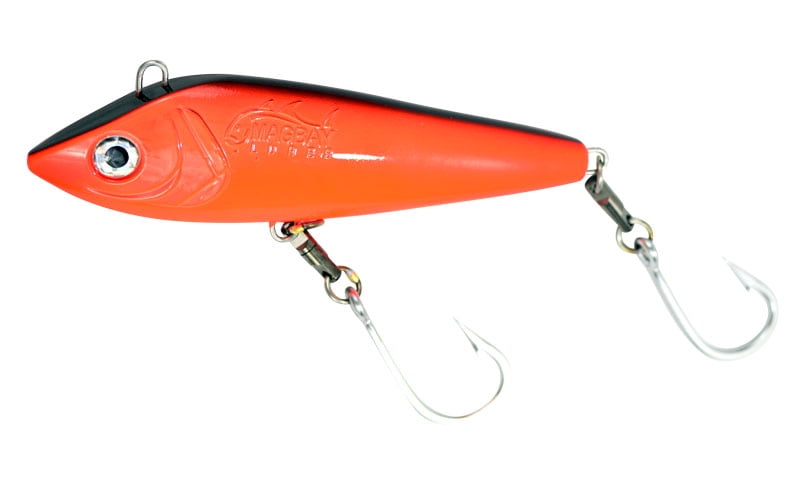 Orange and Black Fishing Lure Fishing Sports & Outdoor Recreation Toys ...