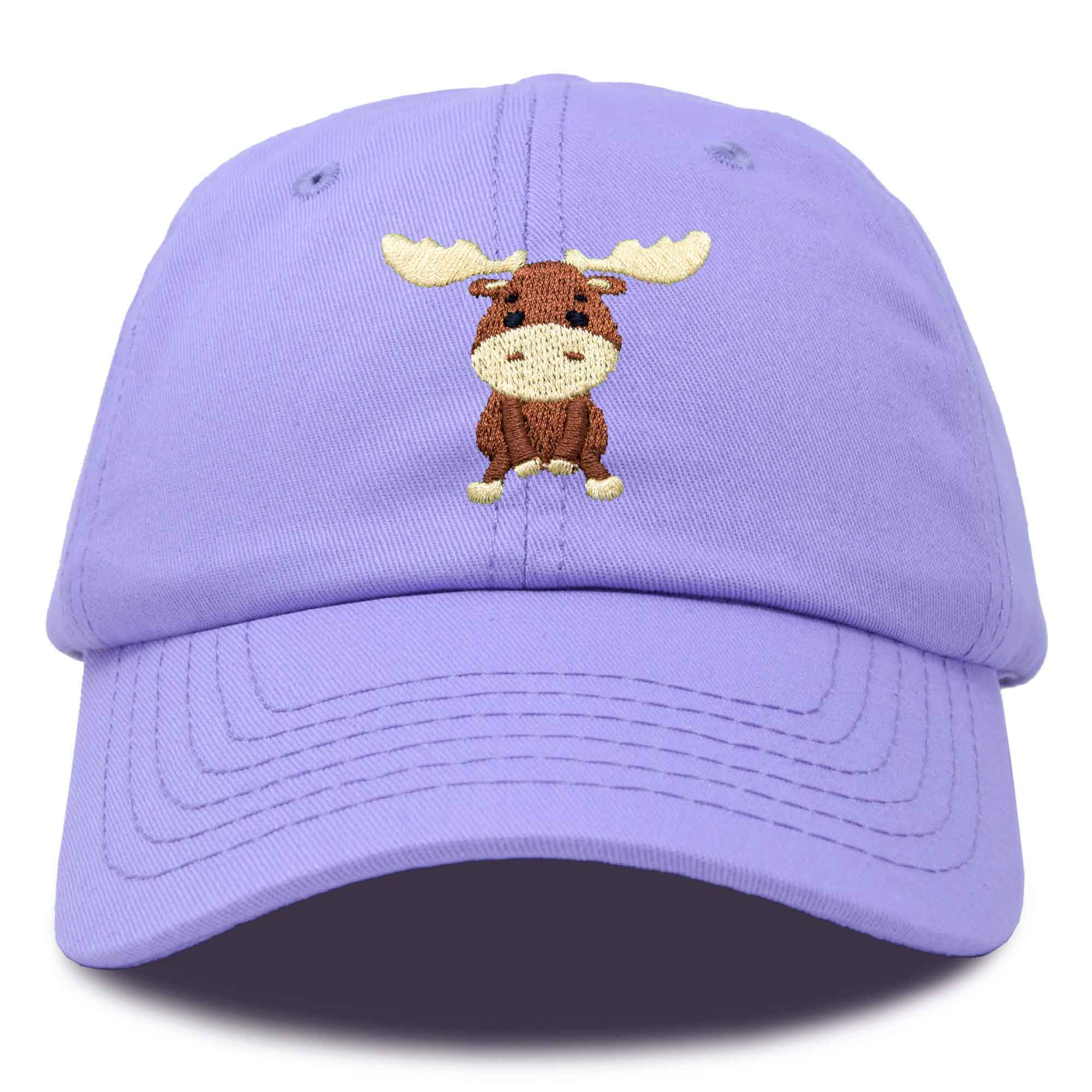 DALIX Cute Moose Hat Baseball Cap in Lavender - Walmart.com
