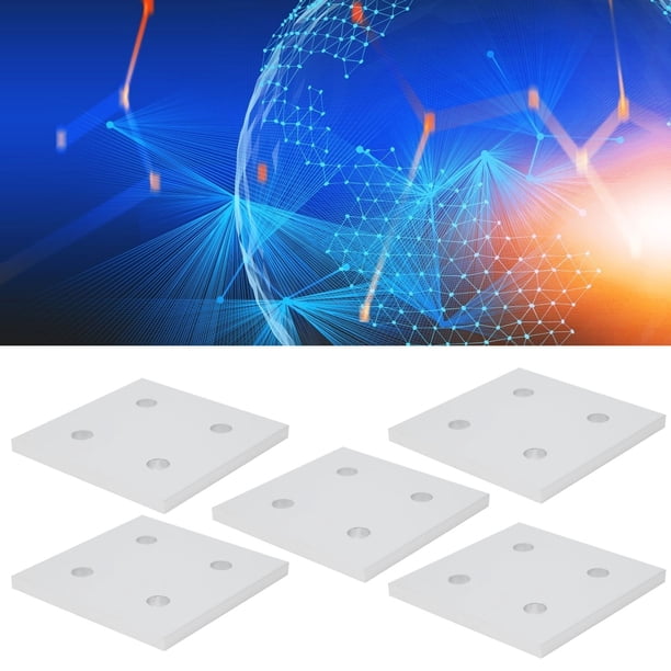 5Pcs 4-Hole Vertical Connecting Plate For Aluminium Extrusion Joining ...
