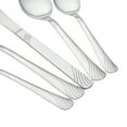 Mainstays Swirl 49 Piece Stainless Steel Flatware and Organizer Tray ...