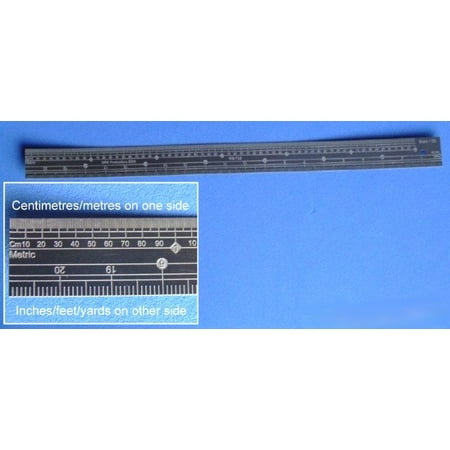 1/32 Scale Ruler, Stainless Steel | Walmart Canada