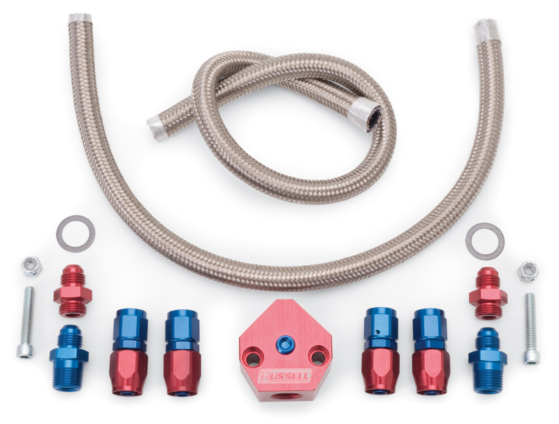 Russell Performance Edelbrock Tunnel Ram Kit for Performer Series Carbs ...