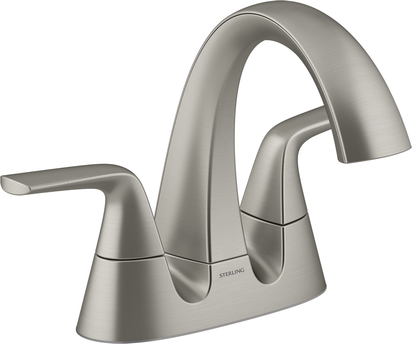 Sterling 27376-4 Medley 1.2 GPM Centerset Bathroom Faucet - Nickel ...