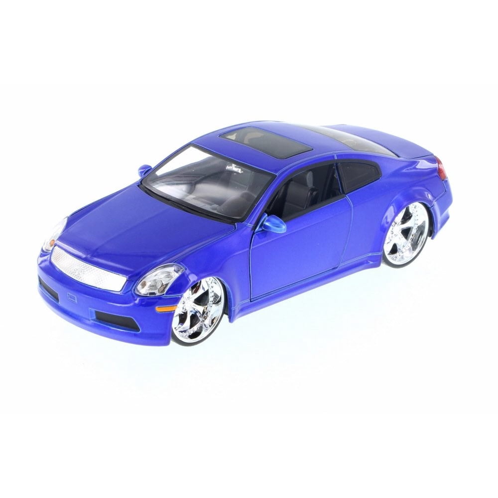 Infiniti G35, Blue - Jada 90290JY - 1/24 Scale Diecast Model Toy Car ...