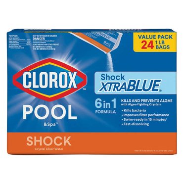 Clorox Pool&Spa Shock Xtra Blue 6 Pack, 6 lbs - Walmart.com