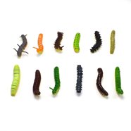 30 Pcs Magic Twisty Worm Wiggly Twisty Fuzzy Worms on a String Magic ...