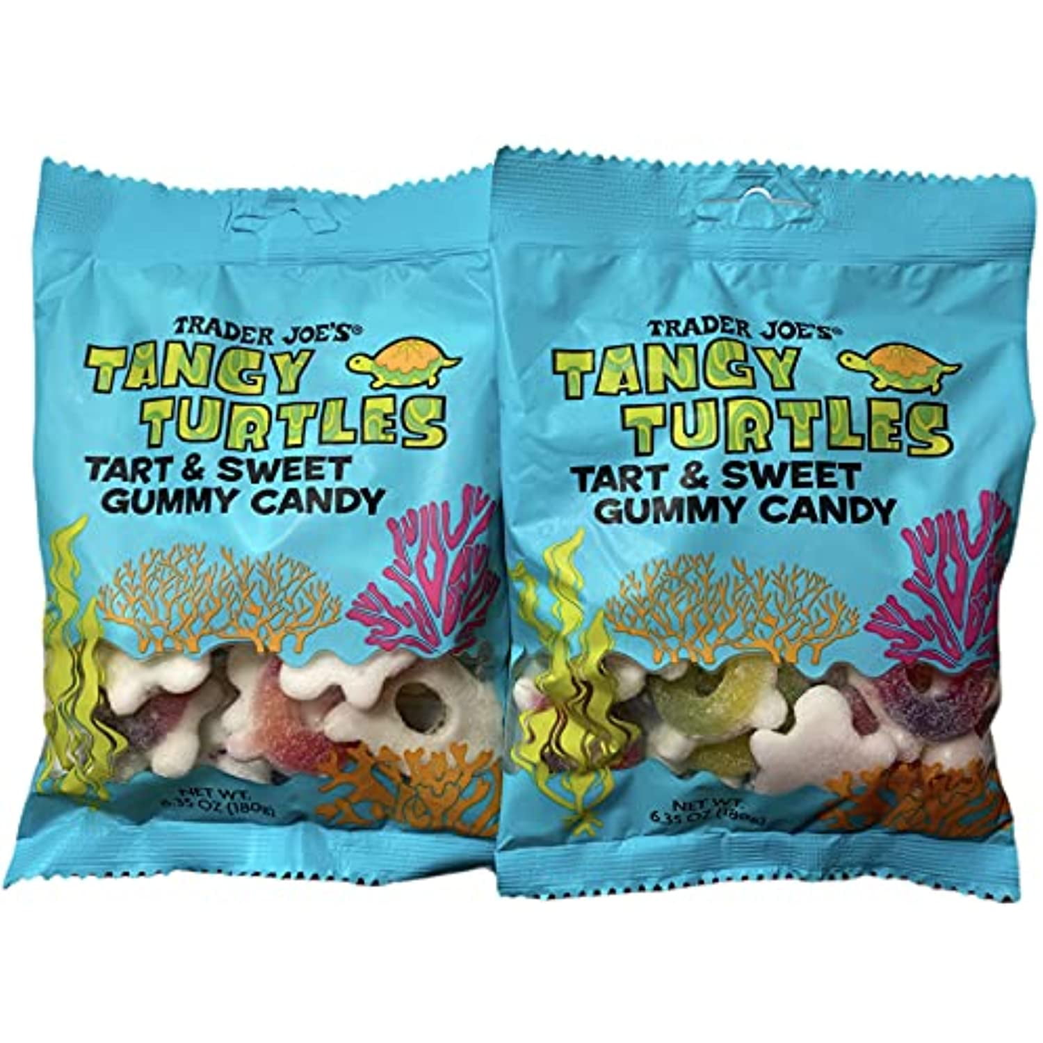 Tj Tangy Turtles Tart & Sweet Gummy Candy (Pack Of 2) - Walmart.com