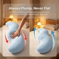 Pea Pod Body Pillow Double Wave Curve for Side Sleeper Full Body ...
