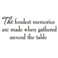 Vwaq The Fondest Memories Family Quotes Wall Decal - Walmart.com