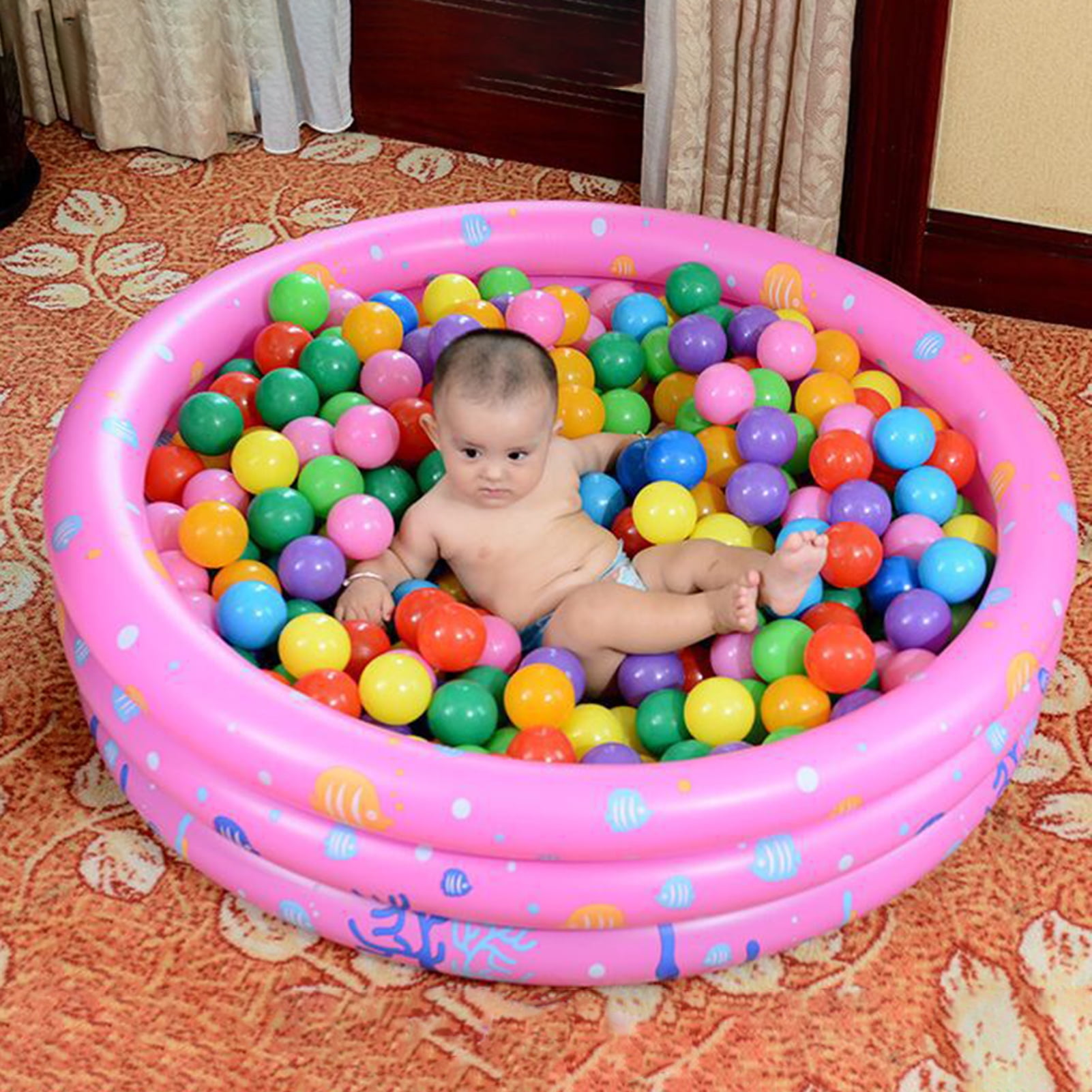 Travelwant Inflatable Swimming Pool,Inflatable Kiddie Pool, Full-Sized ...