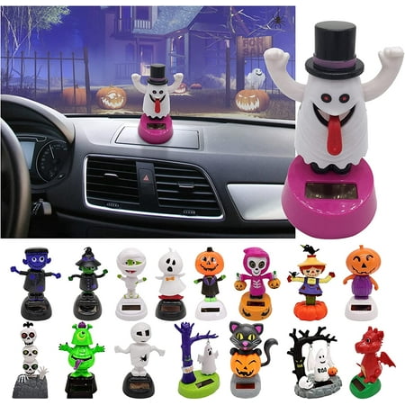 Halloween Pumpkin Ghost Solar Dancing Toys, Trick or Treat Skeleton ...