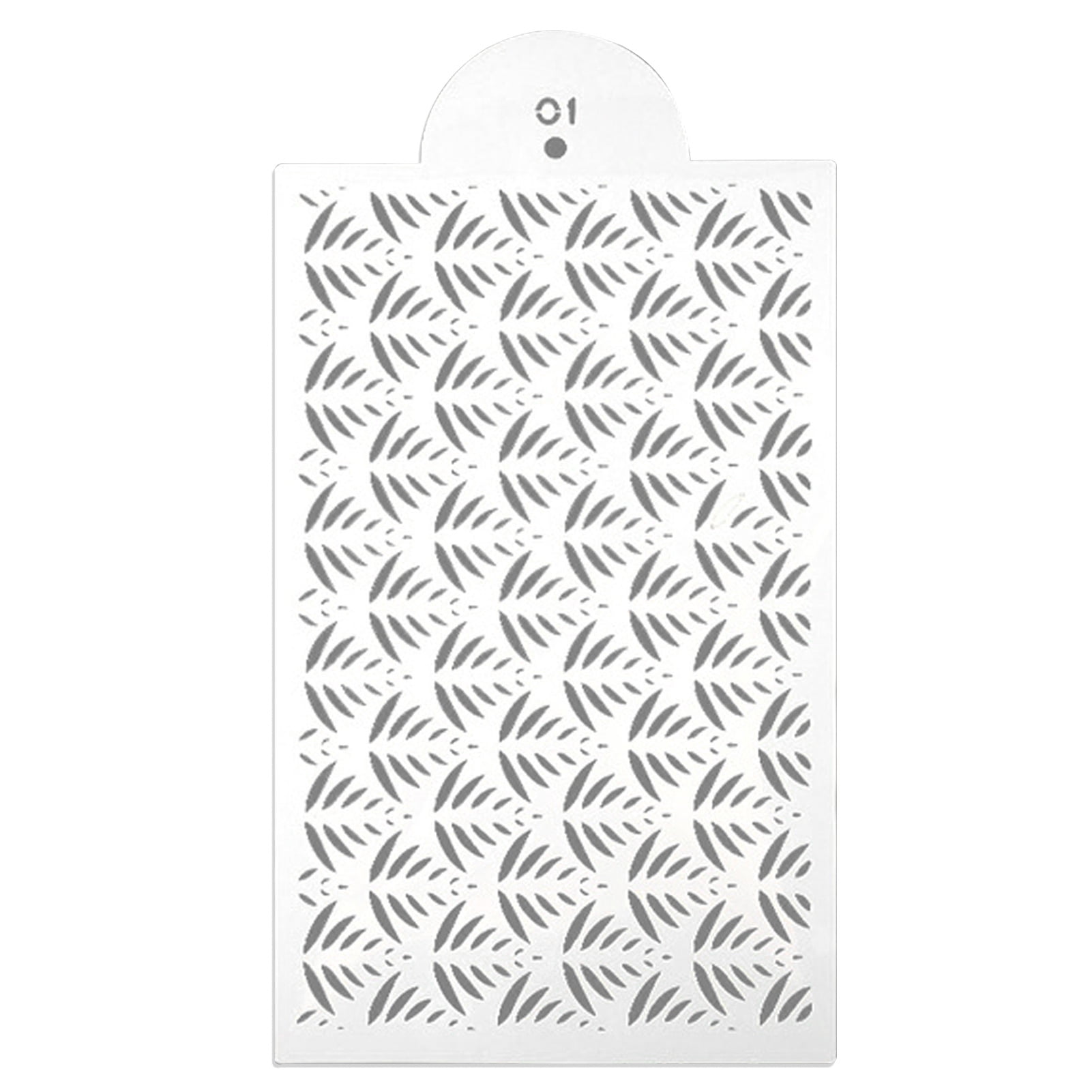 Farfi Cake Decoration Template with Hanging Hole Hollow PET Rounded ...