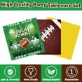 168-Piece Football Party Tableware Set - Serves 48 Guests, Includes ...