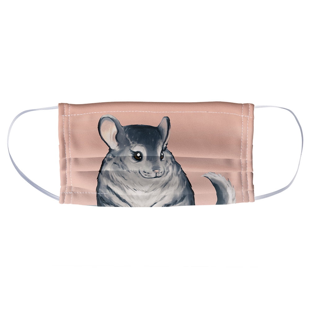 Cute Chinchilla 1-Ply Reusable Face Mask Covering, Unisex - Walmart.com