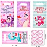 JOYFY 48 Pcs Valentines Day Gift Bags Valentine Goodies Bag for Kids ...
