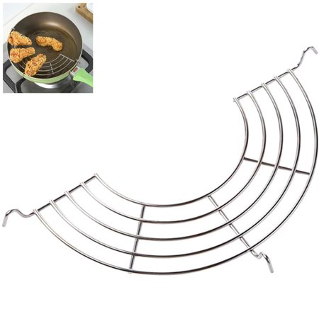 facefd Semi Circular Steam Rack Stainless Steel Oil Drain Rack Cooking ...