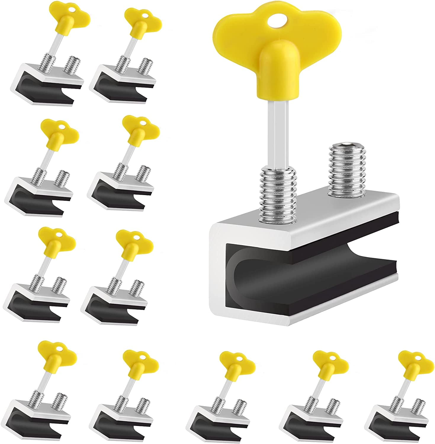 Window Locks, 4 Sets Sliding Door Window Locks Security Up and Down ...