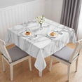 Abstract Marble Texture Table Cloth 60x60in, Waterproof Square ...