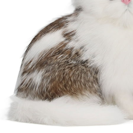 Realistic Cat Model,Realistic Cat Model Bright Plush Simulation Cat Toy ...