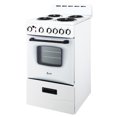 Avanti 20" Electric Range Oven with Framed Glass Door, in White ...