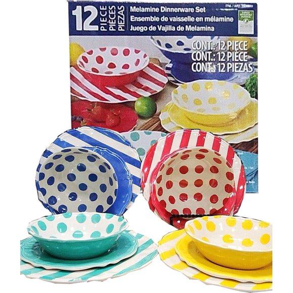 Melamine Dinnerware Sets in Melamine Dinnerware - Walmart.com