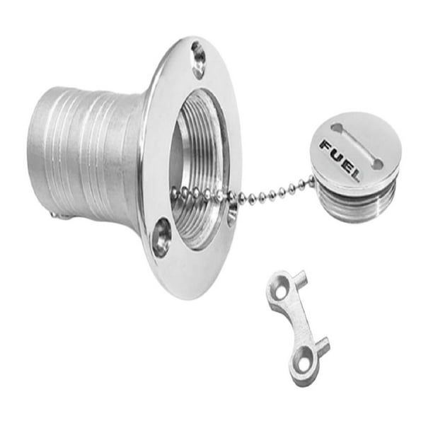 jinwen Marine Boat Fuel Deck Fill/Filler with Key 1-1/2 Inch, 316 ...