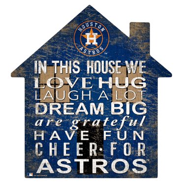 Houston Astros 12'' x 12'' Baseball Sign - Walmart.com