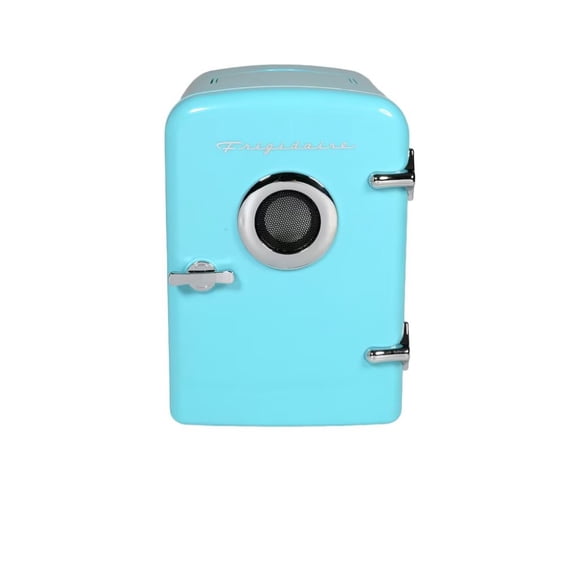 Pre-Owned Frigidaire Denim Retro Beverage Portable Mini Refrigerator 9 ...