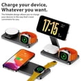 15W Fast Wireless Chargers Stand 3 in 1 Charging Station with Foreign ...