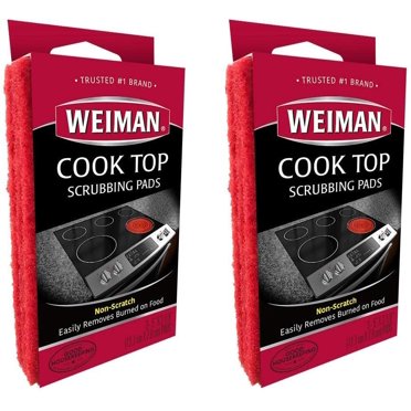 Glisten Cooktop & Kitchen Cleaning Pads, 8 Large/16 Small Pads Per Box ...
