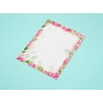 Pink Rose Border Stationery - Rose's Letterhead -8.5 x 11 inches - 60 ...