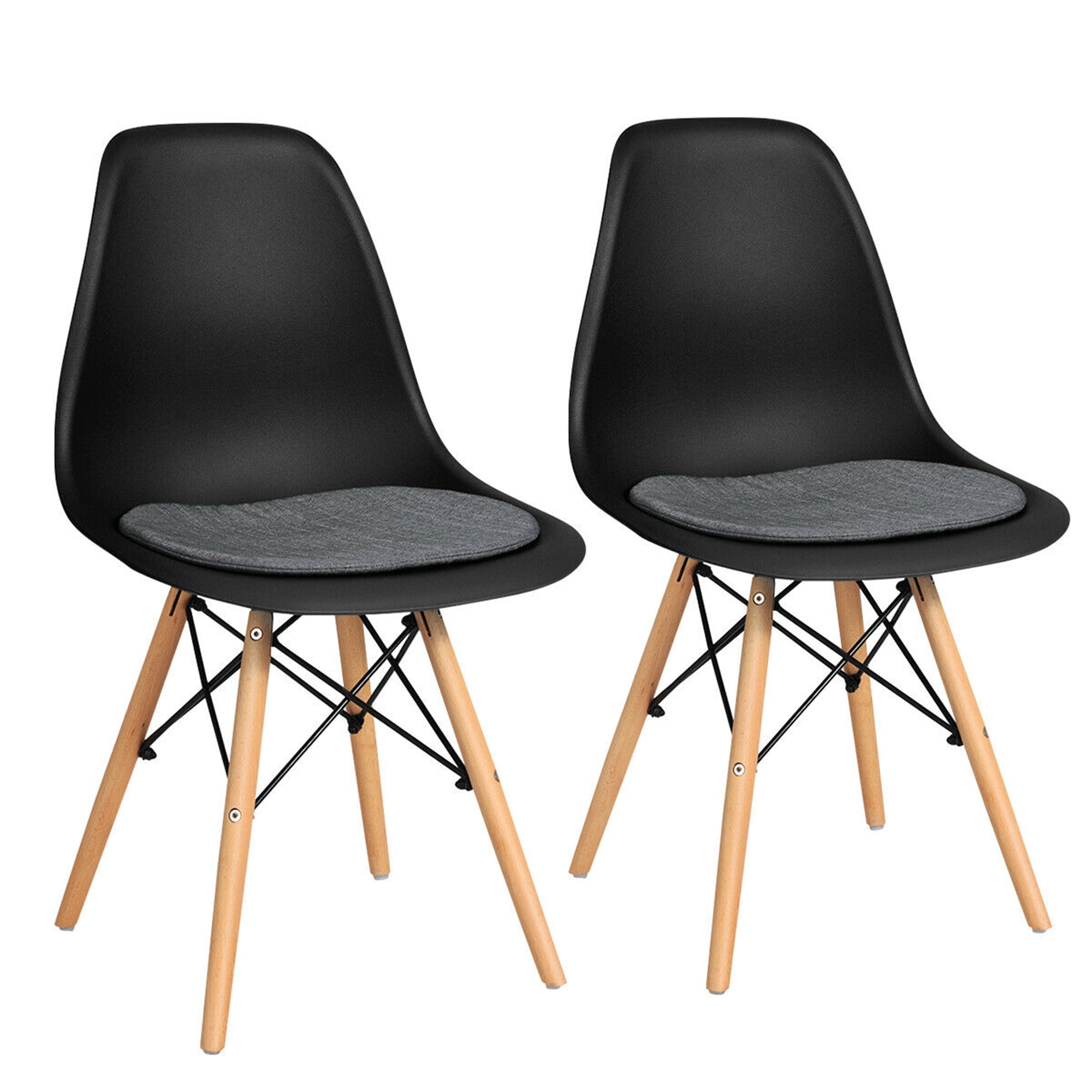 Click here for Gymax 2pcs Dining Chair Mid Century Modern Dsw Cha... prices