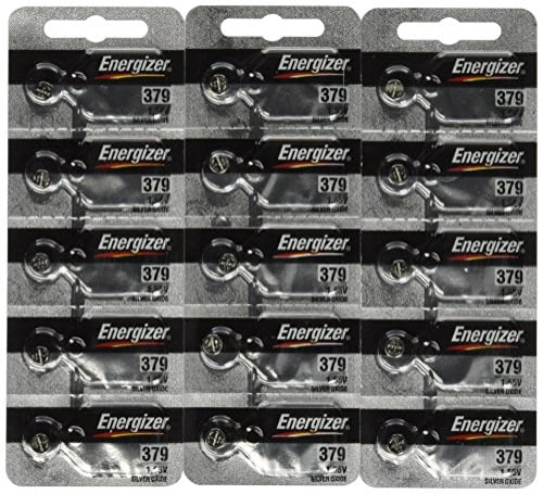 15 Energizer 379 pila de boton de oxido de plata SR521sw Bat Energizer ...