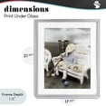 Stupell Industries Child with Croquet Mallet Gray Framed Print Under ...