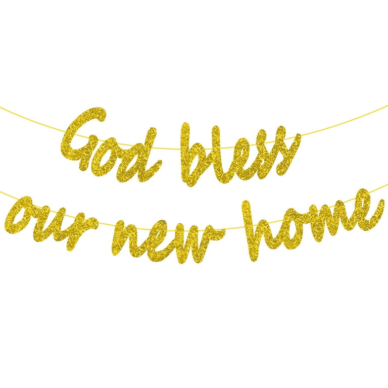 Moving Welcome Sign Glitter