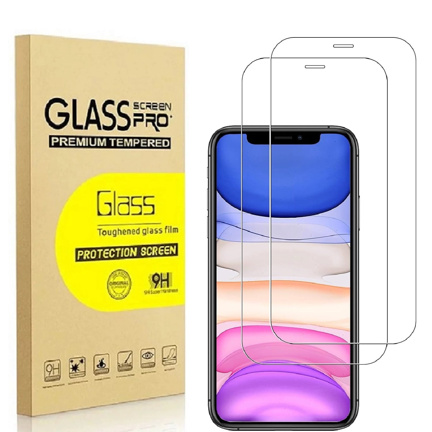 Click here for Adakot 2 Pack For Iphone 11 Screen Protector  9h C... prices